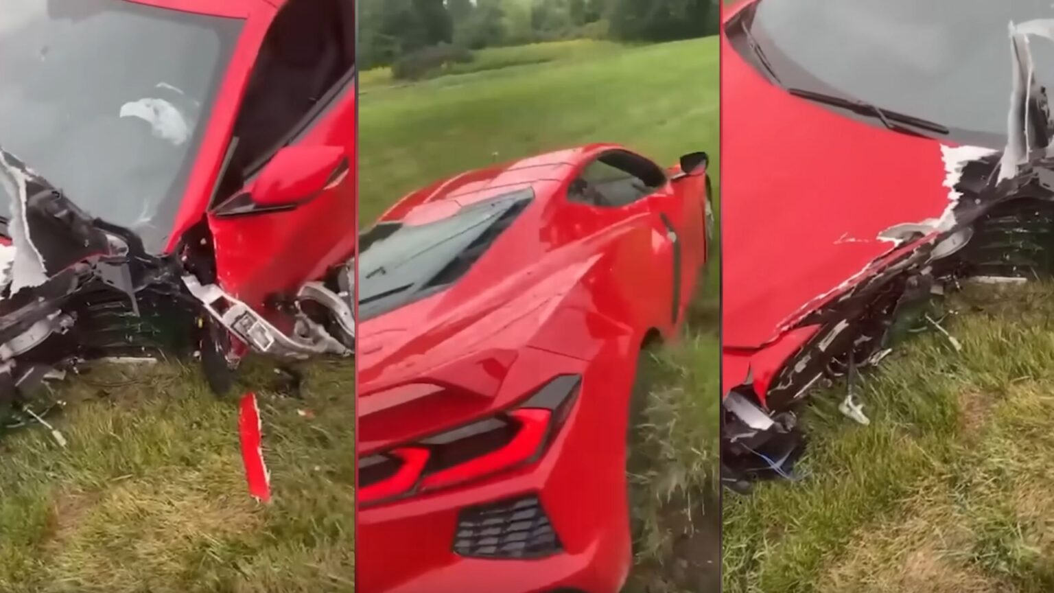 Guy Rents C8 Corvette, Crashes It - The Auto Wire