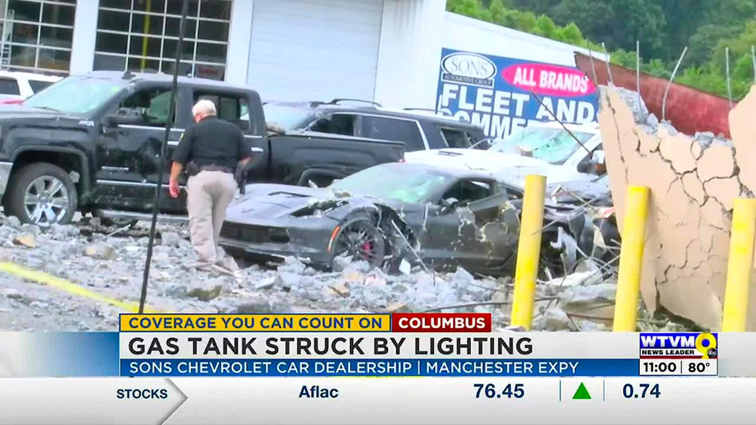 Lightning Causes Chevy Corvette Fire At Dealership In Georgia - The ...