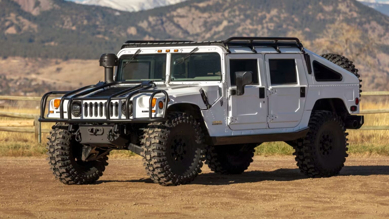 Rare 2000 AM General Hummer H1 Slant Back Heads to Mecum Glendale ...