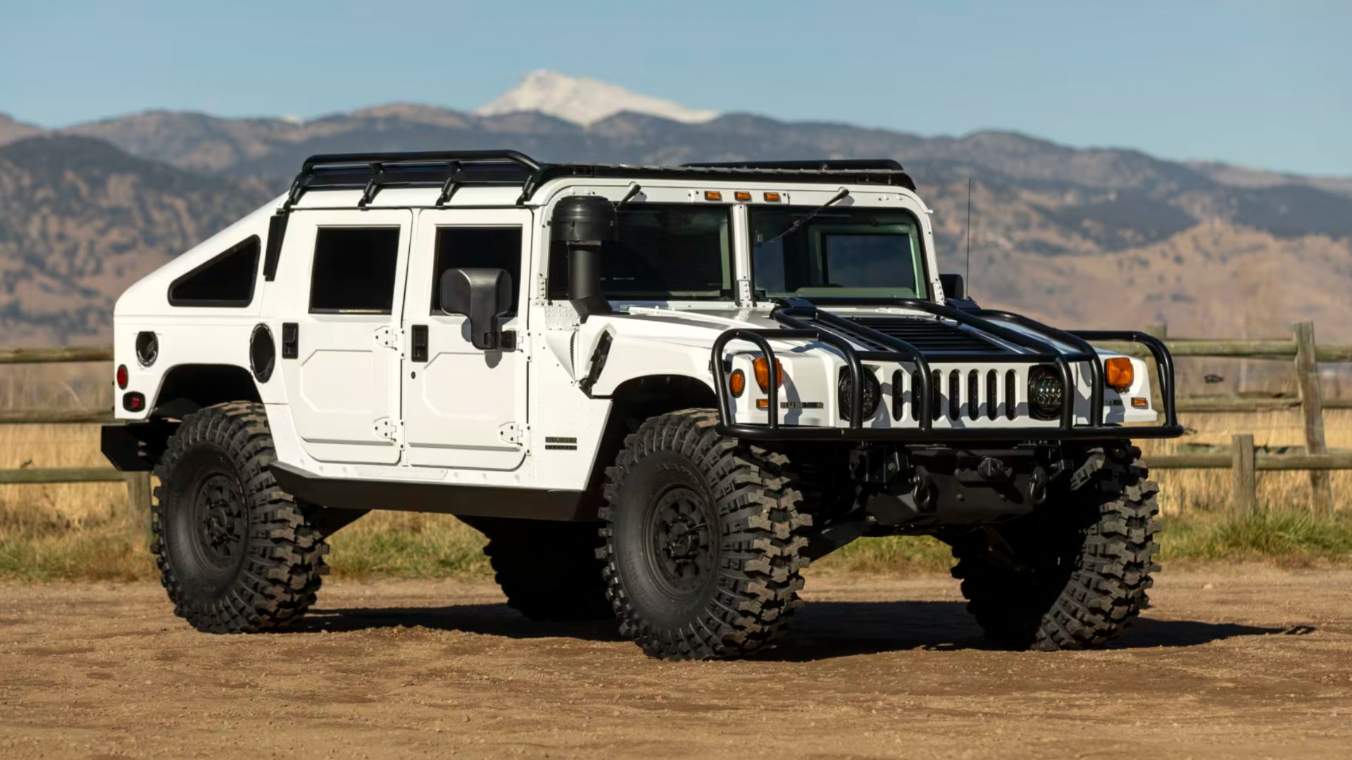 Rare 2000 AM General Hummer H1 Slant Back Heads to Mecum Glendale ...