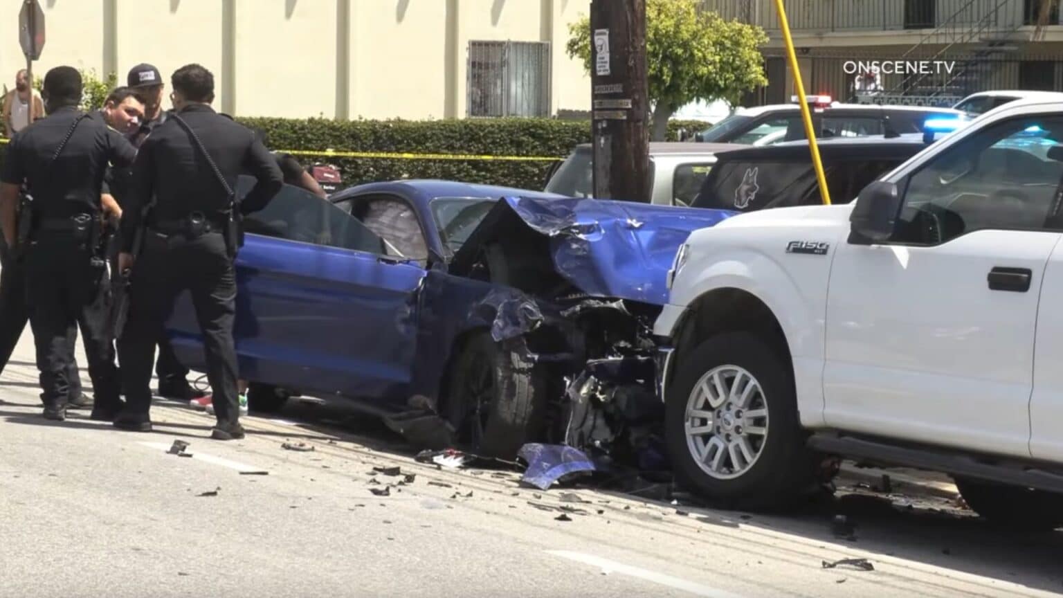 Alleged Police Impersonator Carjacks Mustang, Crashes Running From Cops ...