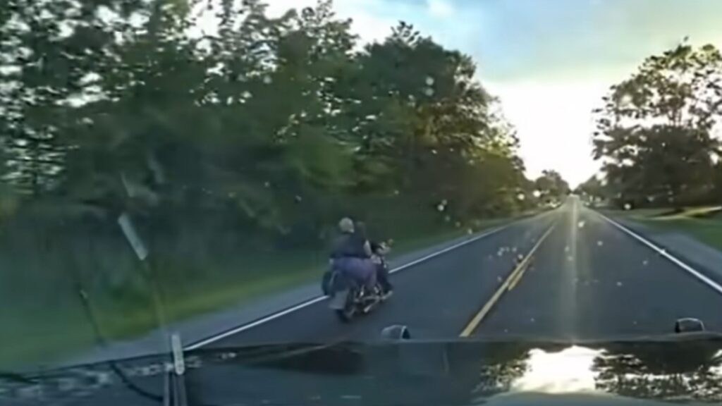 Motorcycle Rider With Passenger Flees Police - The Auto Wire