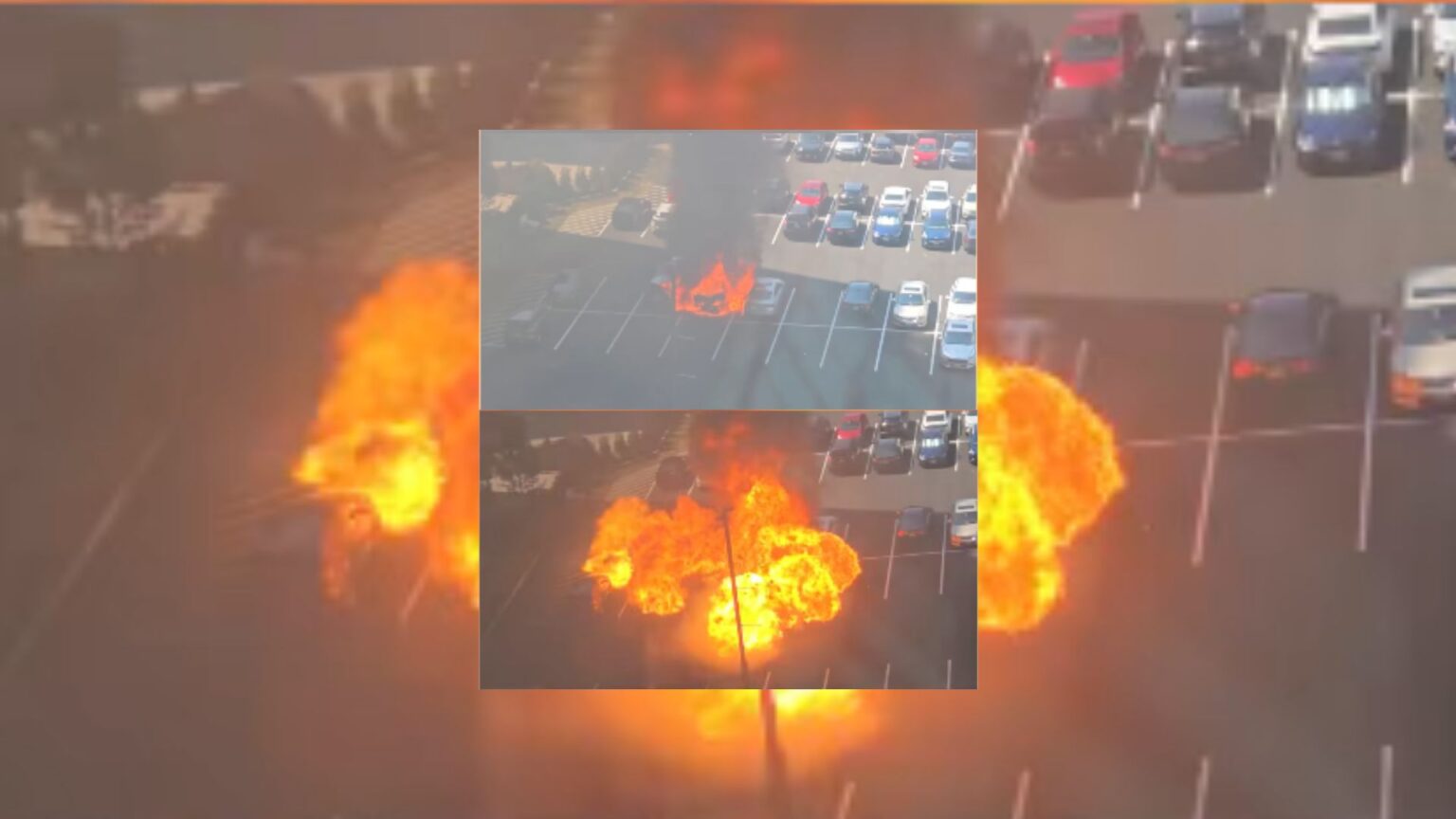 Ruptured Fuel Tank Turns Car Into A Fireball - The Auto Wire