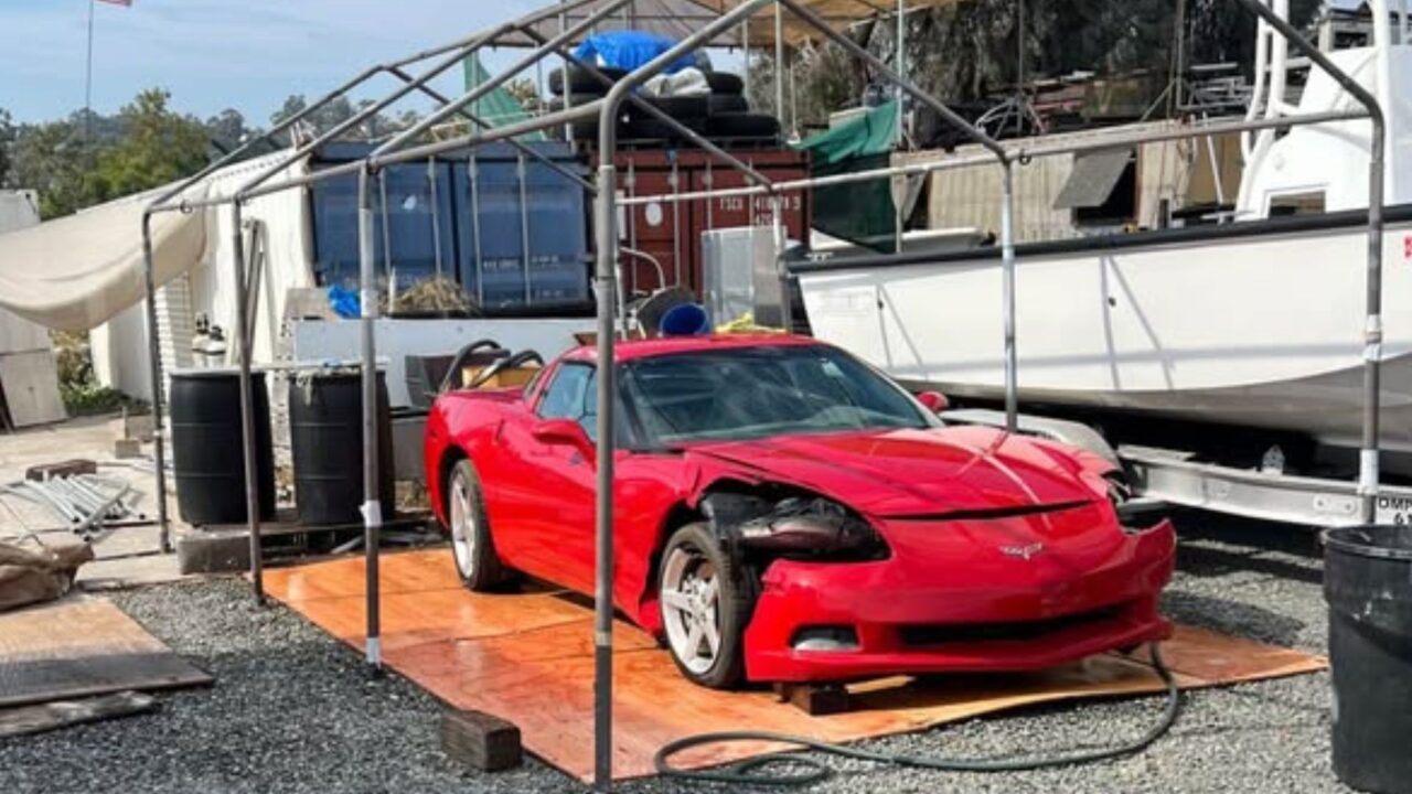 Wrecked C6 Corvette Comes With Possibilities - The Auto Wire